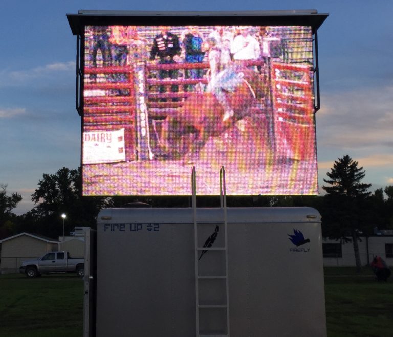Add a Jumbotron Mobile Screen to Your Bull Ride or Rodeo | Mobile LED ...
