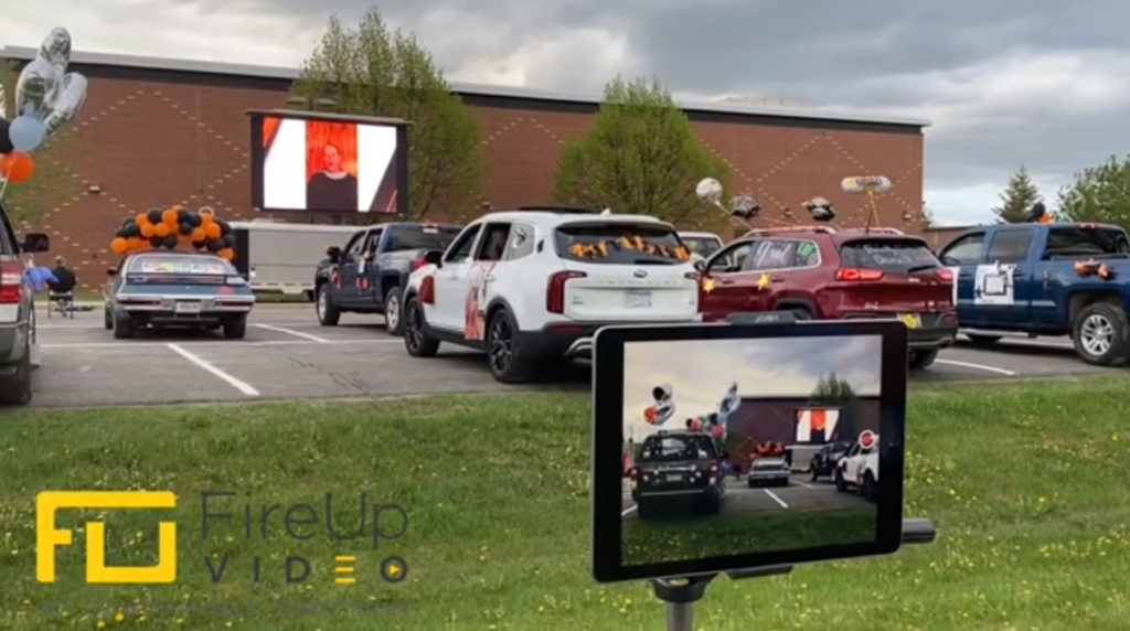 Drive-In Graduation Ceremonies Video with a Jumbotron | Mobile LED ...